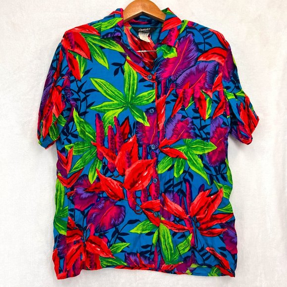 Options Melrose | Tops | Vintage Options Melrose Womens Multicolor ...